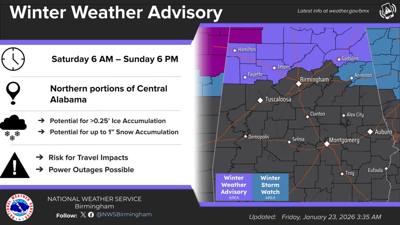 National Weather Service Issues Updated Forecast, Expands Winter and ...