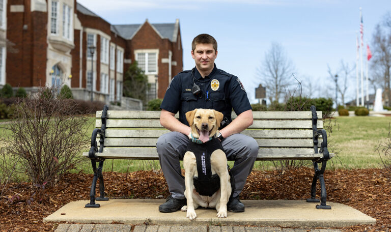 JSU Police K9 Daphne Receives Protective Vest Through National ...