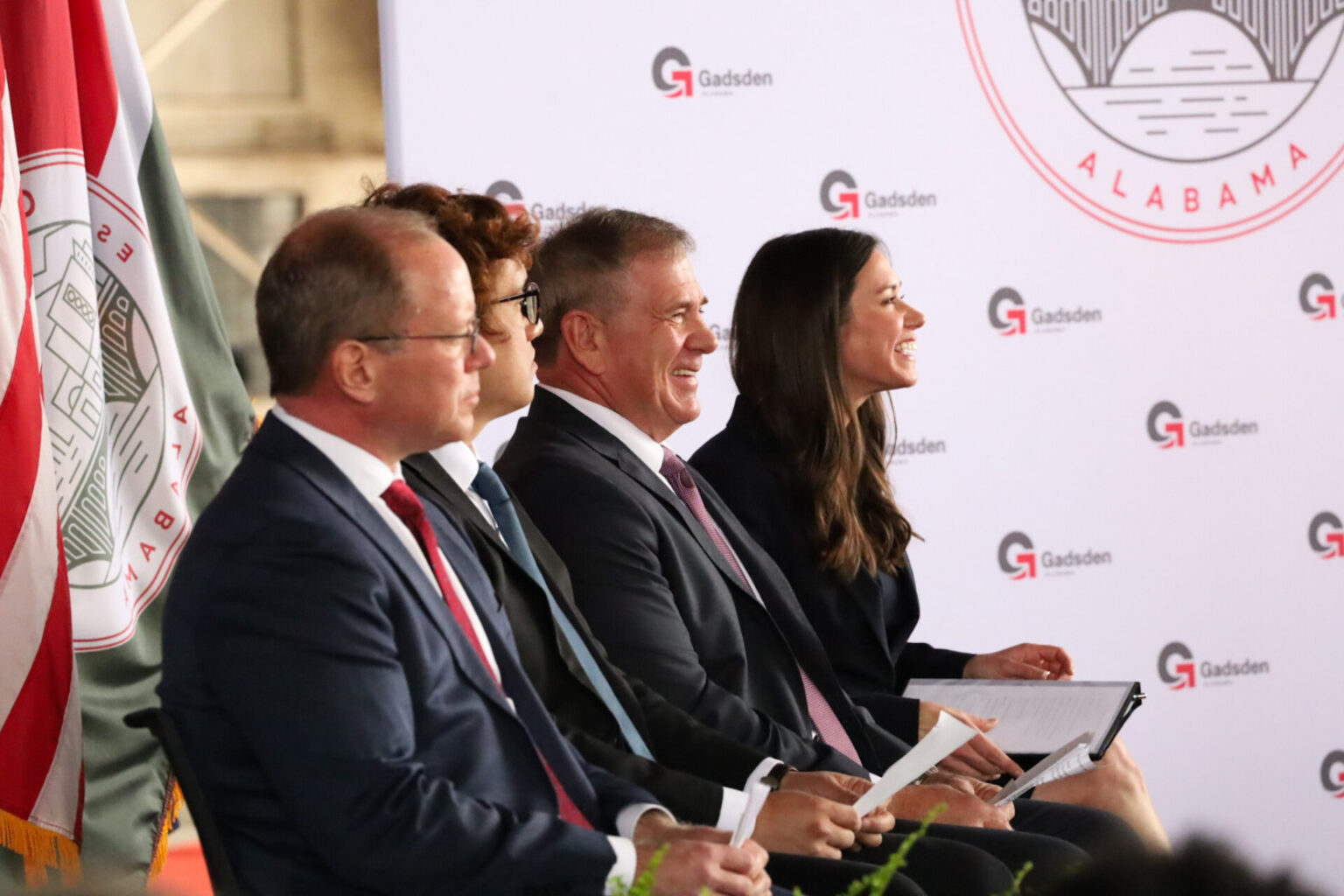 Sen. Katie Britt and Local Officals Speak on Major Industrial ...