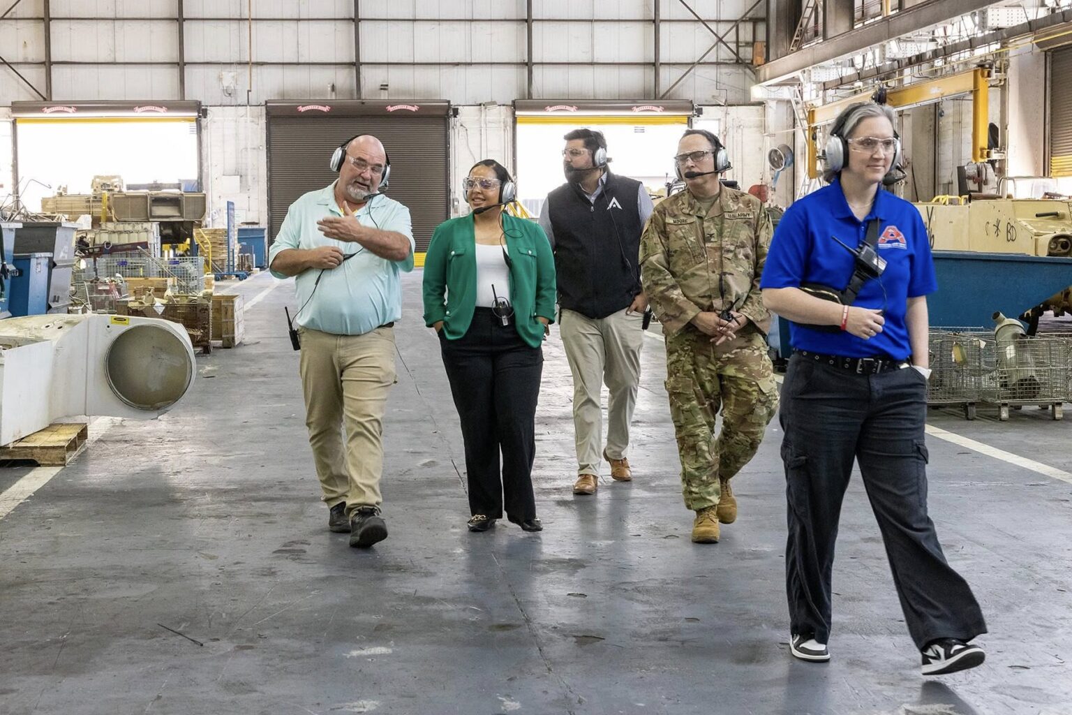 Mayor Ciara Smith-Roston Tours Anniston Army Depot - WEIS | Local ...