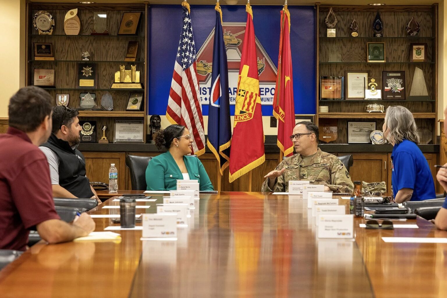 Mayor Ciara Smith-Roston Tours Anniston Army Depot - WEIS | Local ...