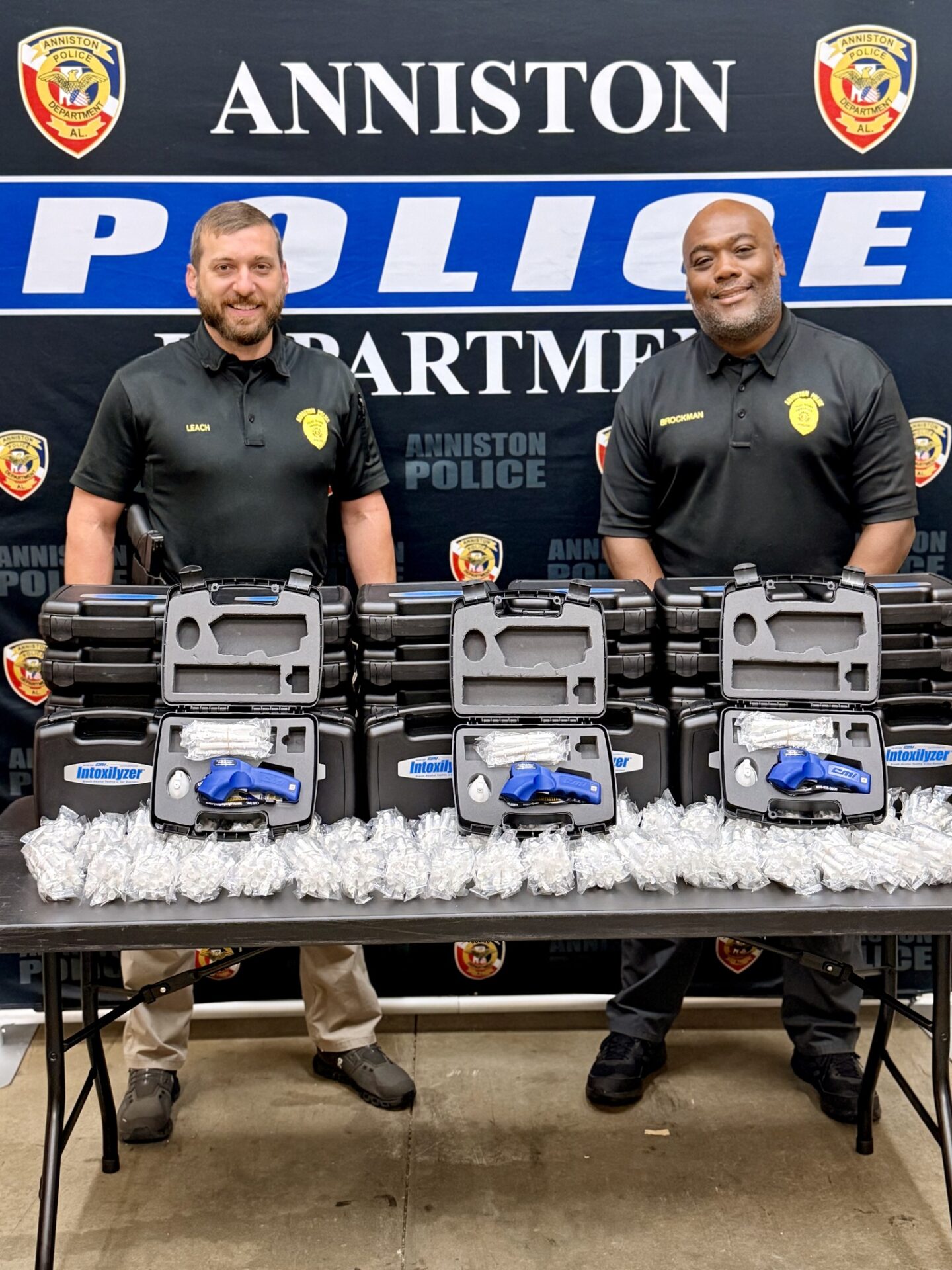 Anniston Police Department Receives 40 Breath Testing Units Through ...