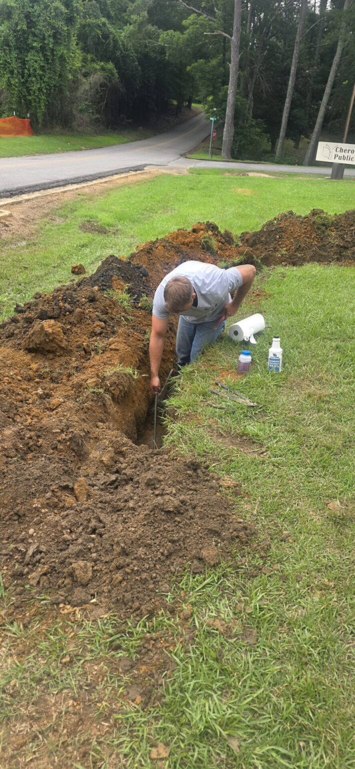 Gas Line Damaged During Work at Cherokee County Library - WEIS | Local ...